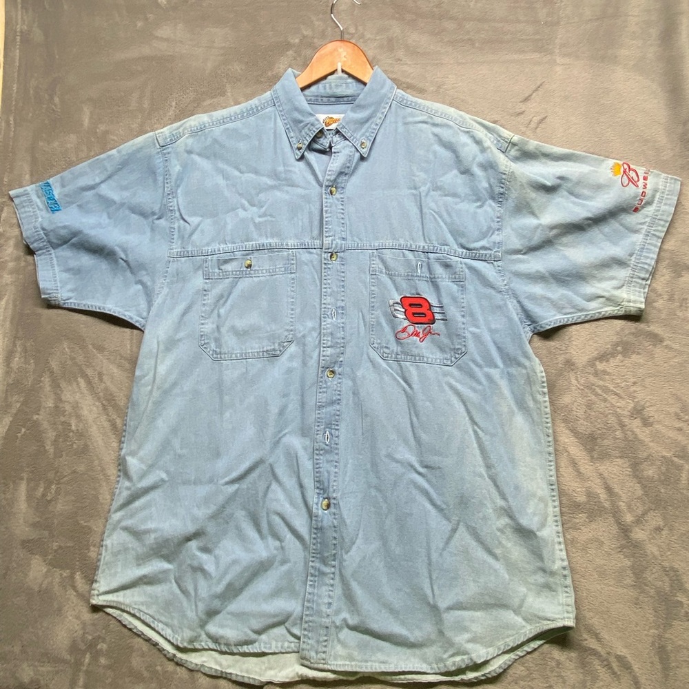 Vintage Dale Earnhardt Jr Budweiser Shirt Xl Winners … - Gem